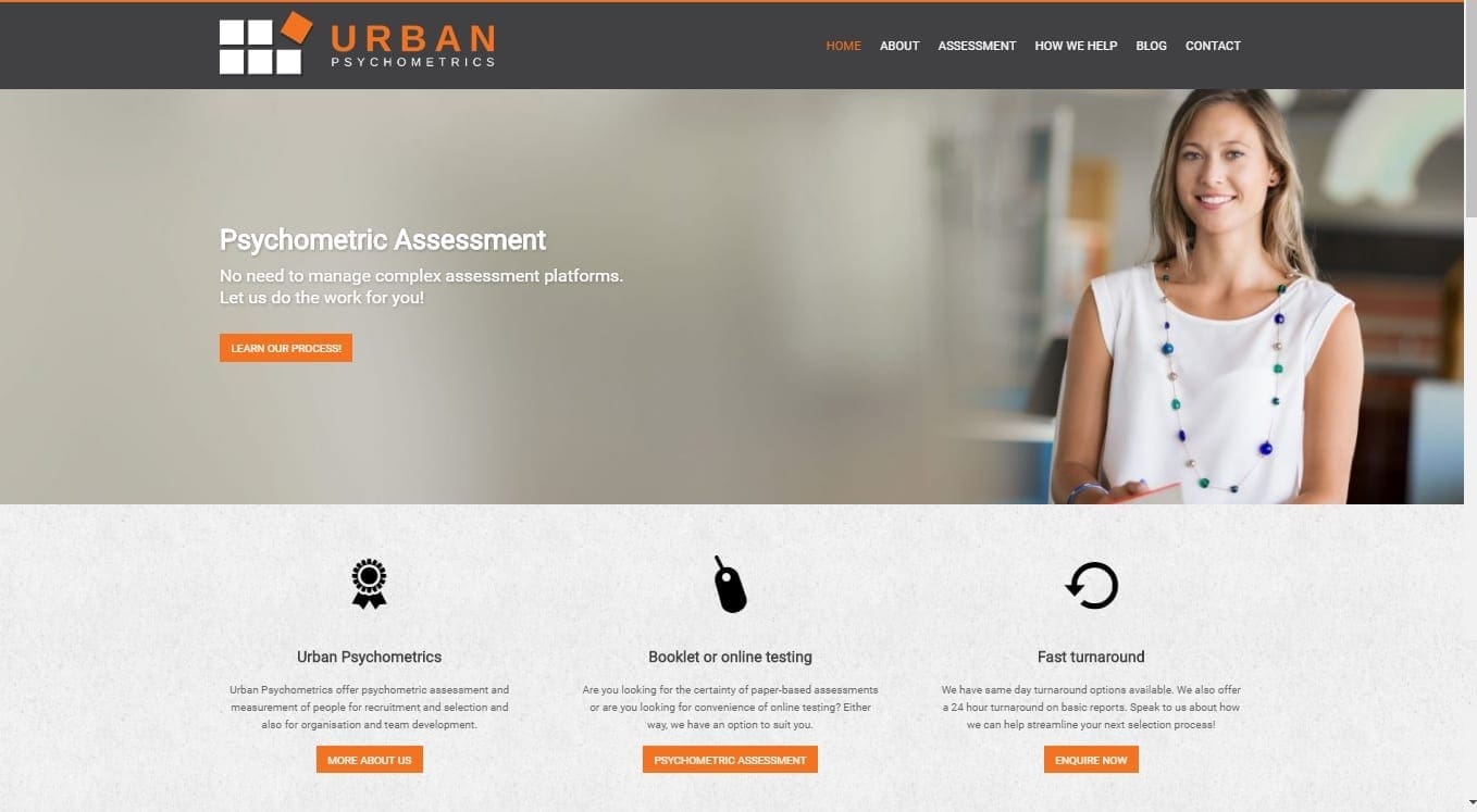 New website launched! - Urban Psychometrics